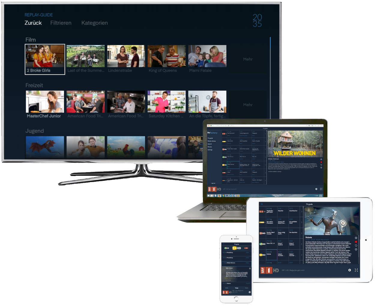 » tvfactory » Das individuelle Fernseherlebnis